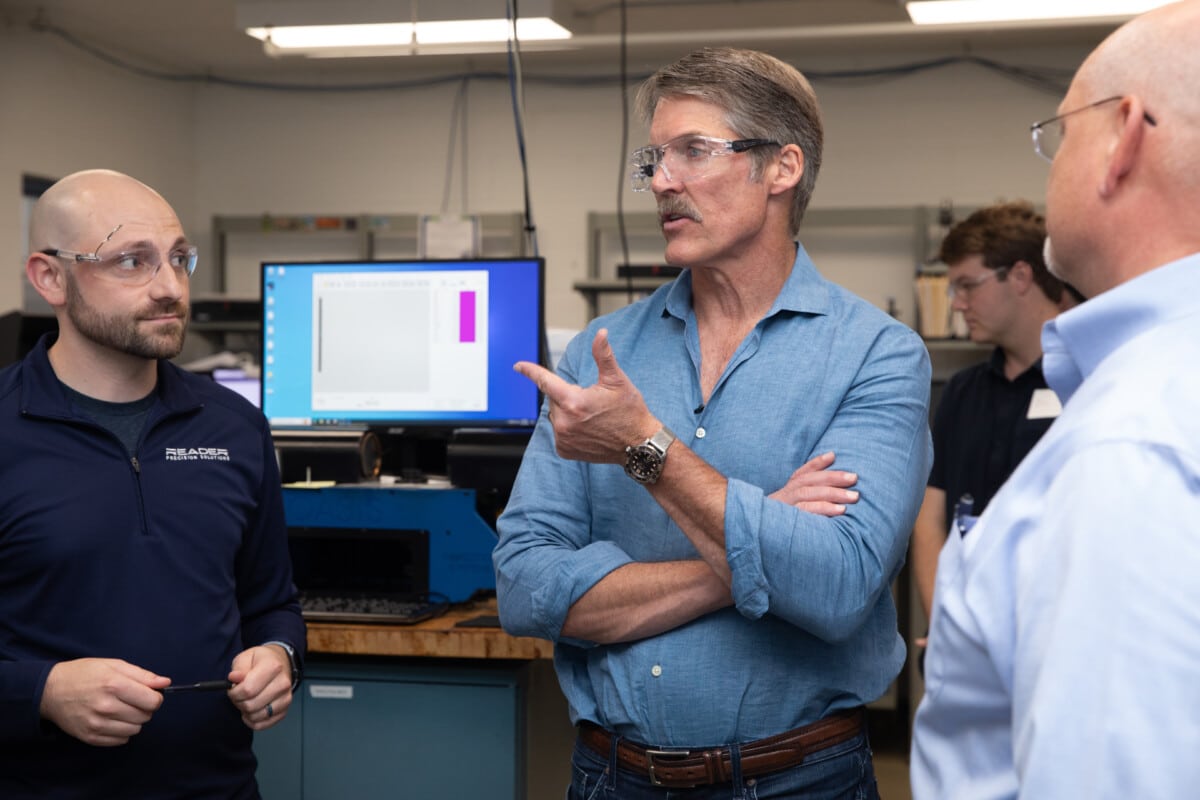 U.S. Senate Candidate Eric Hovde Visits Reader Precision